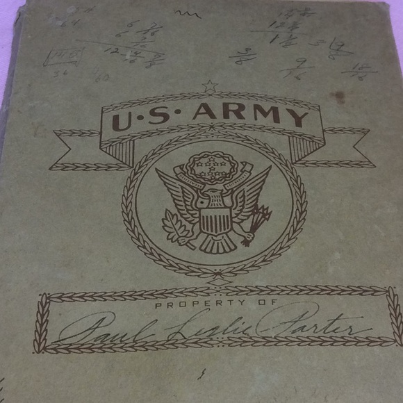 U.S. Army | Office | 94s Us Army Historic Paperwork In Folder | Poshmark